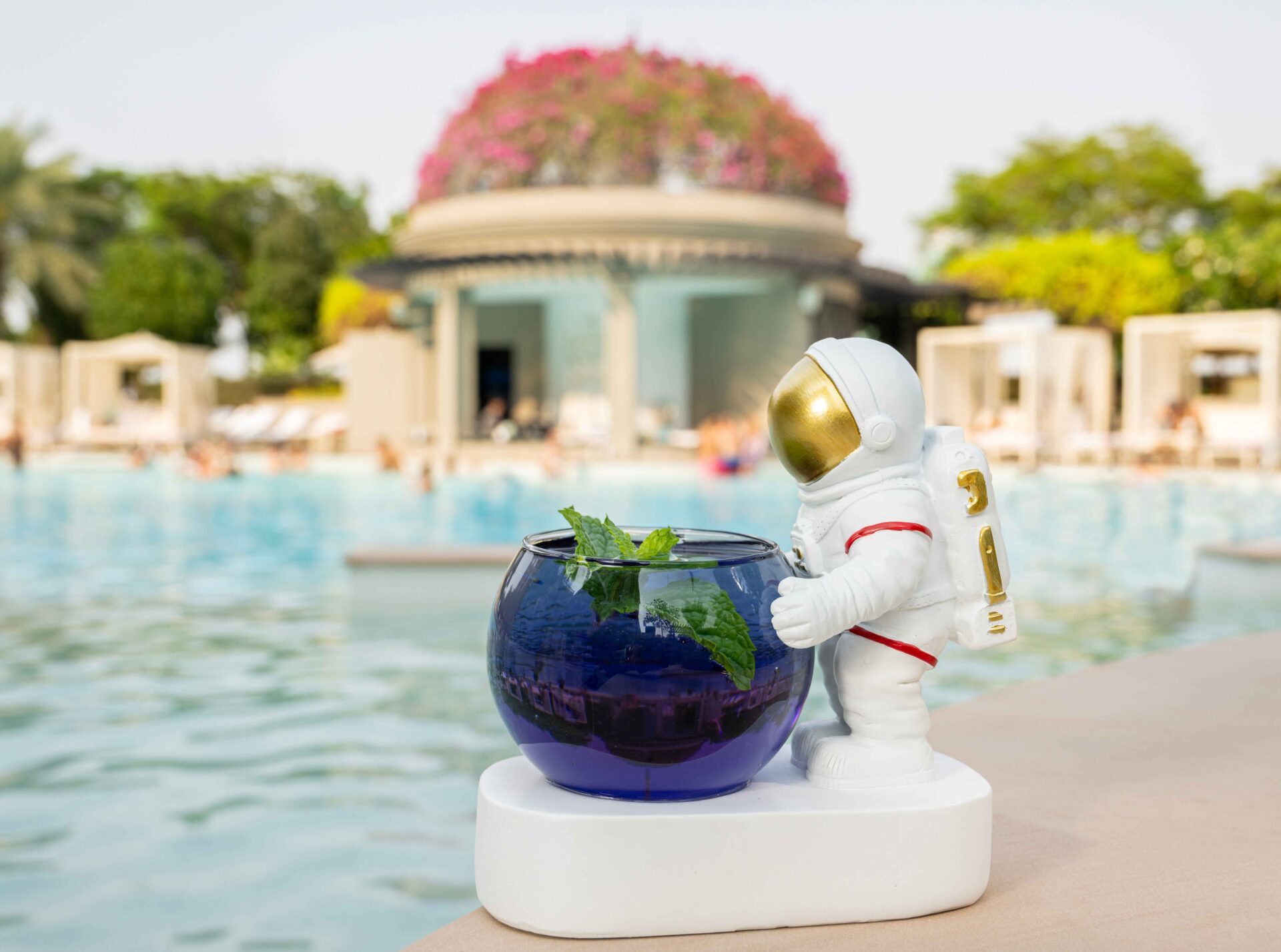 Journey to outer space at La Piscina’s galaxy dive pool party